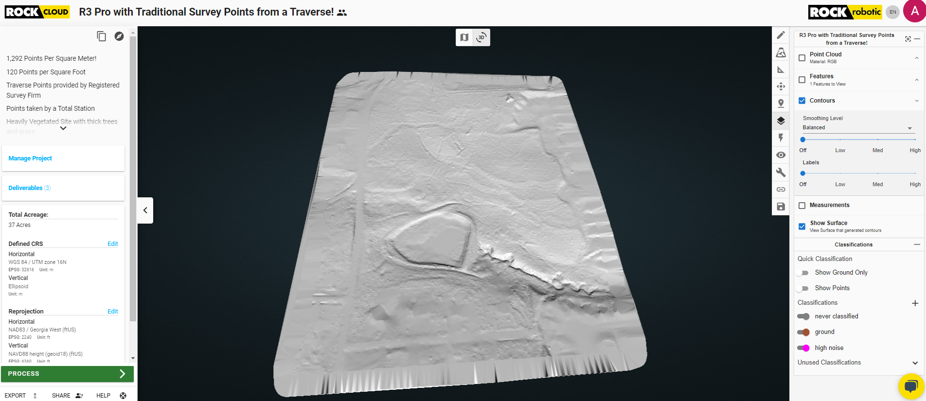 Digital Terrain Model (DTM) versus Digital Surface Model (DSM)