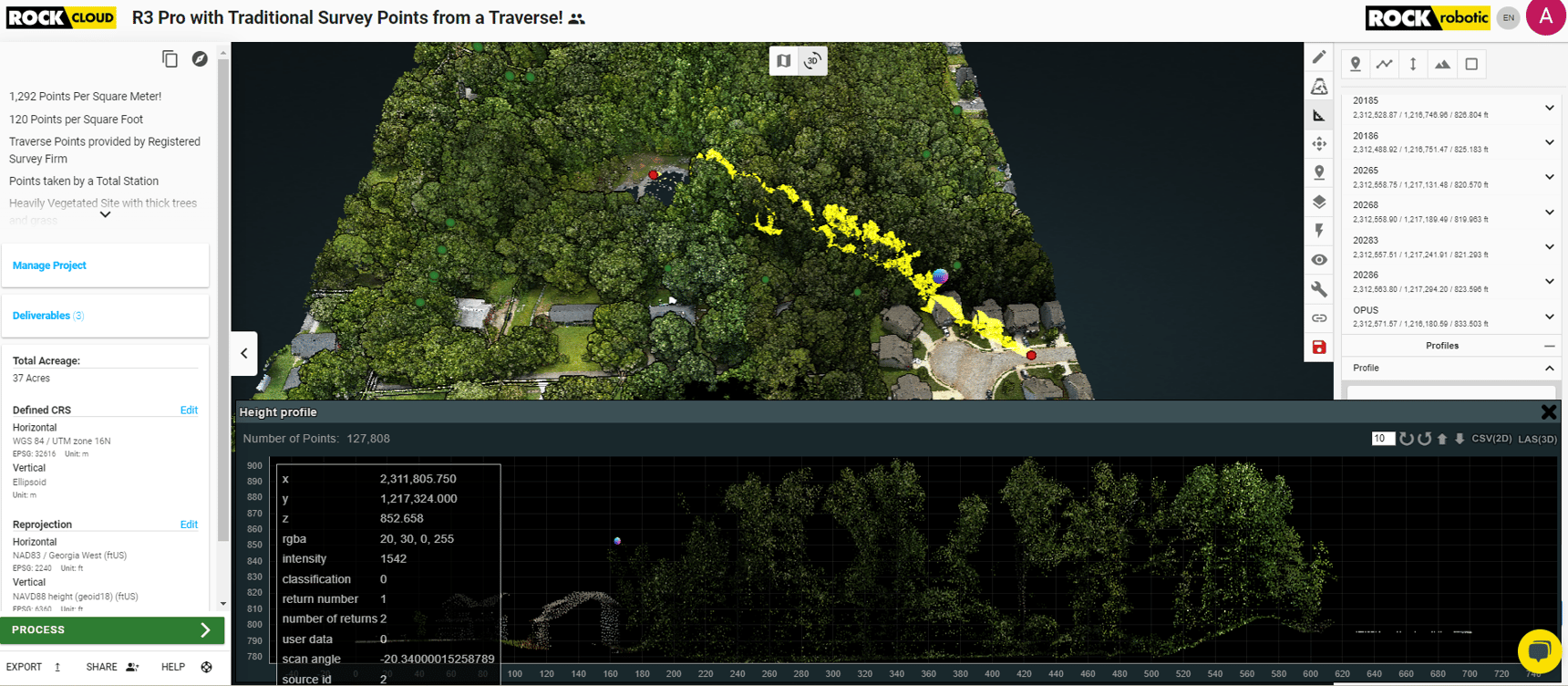 Digital Terrain Model (DTM) versus Digital Surface Model (DSM)