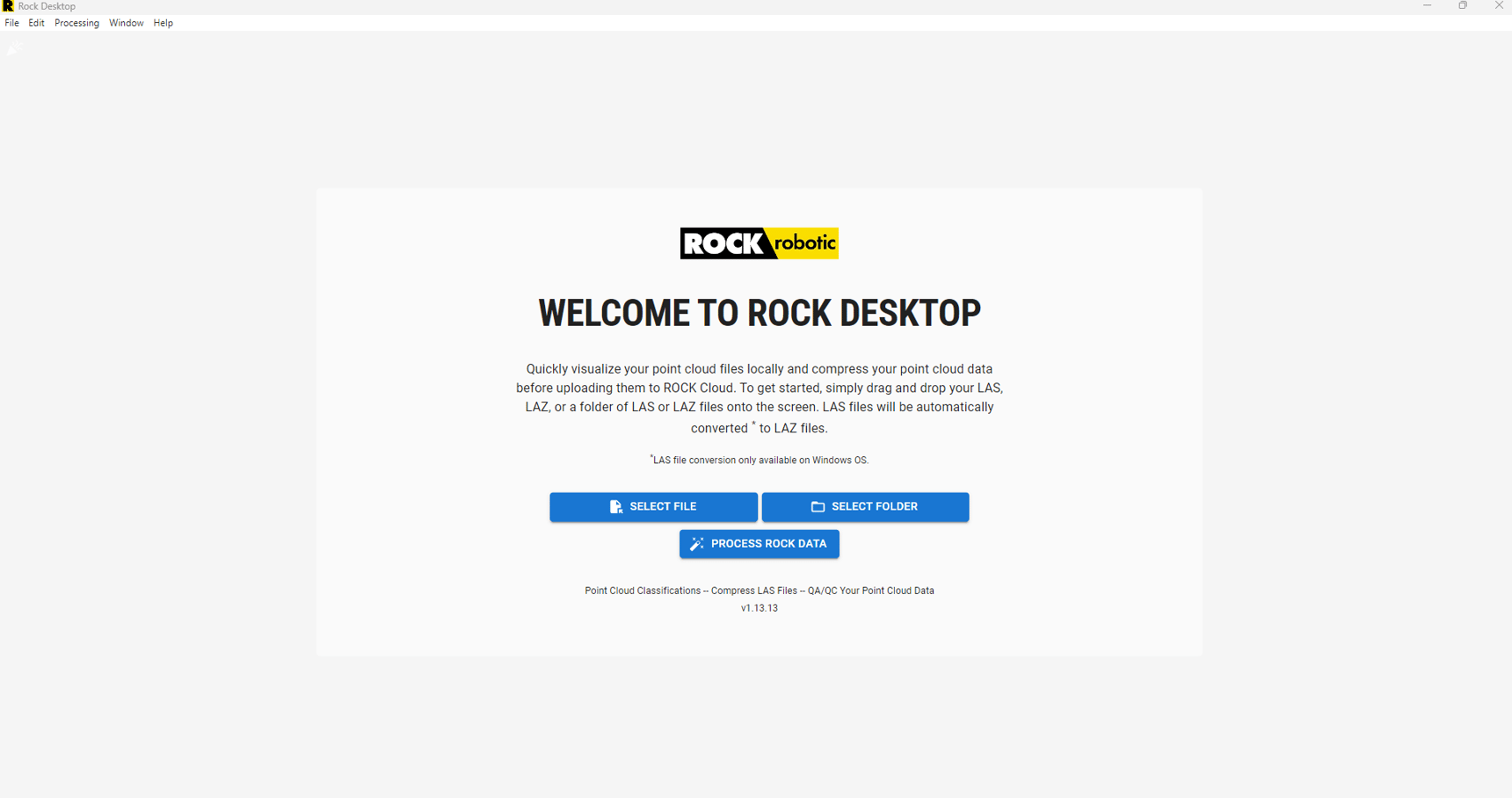 How to use ROCK Desktop for Converting and Uploading Point Clouds